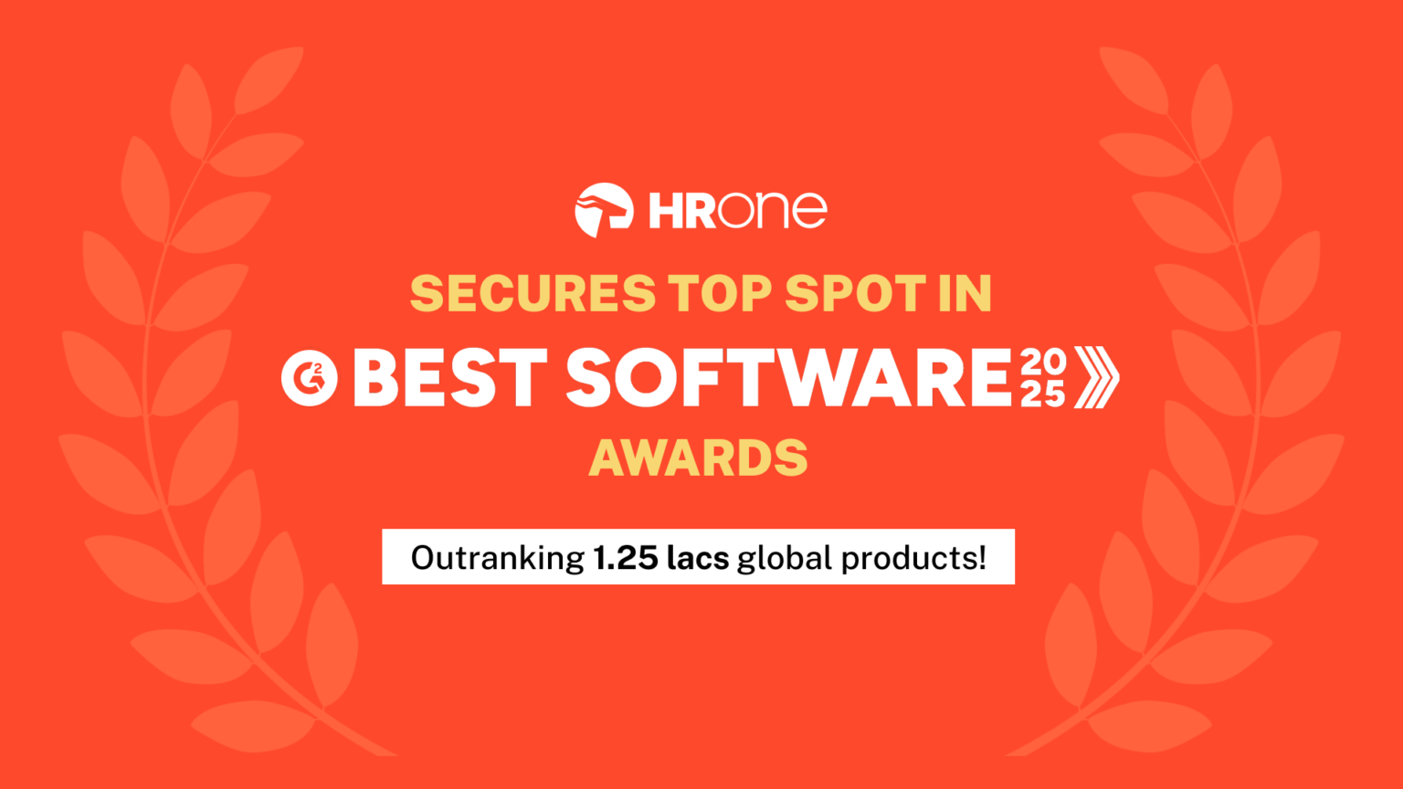 HROne Wins G2’s 2025 Best Software Award | Top HR Solution